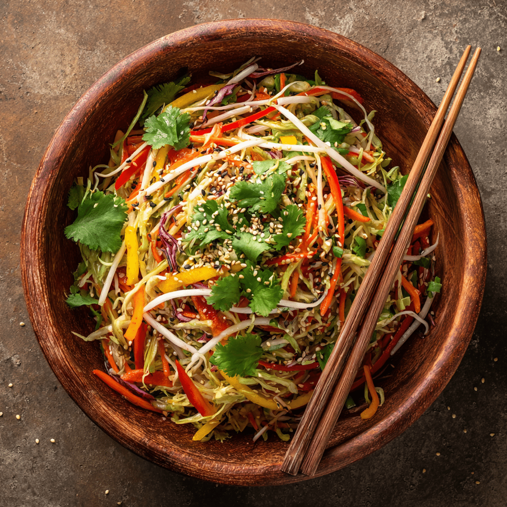 Salade Chinoise Maison : Fraîche, Rapide Et Croquante