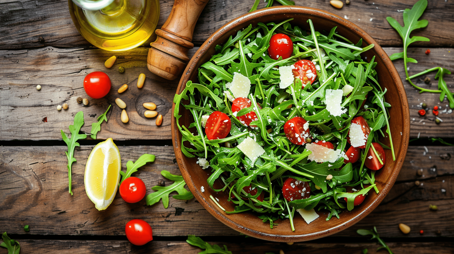 Salade De Roquette : Recette Fraîche Et Rapide - Repas Minute ...